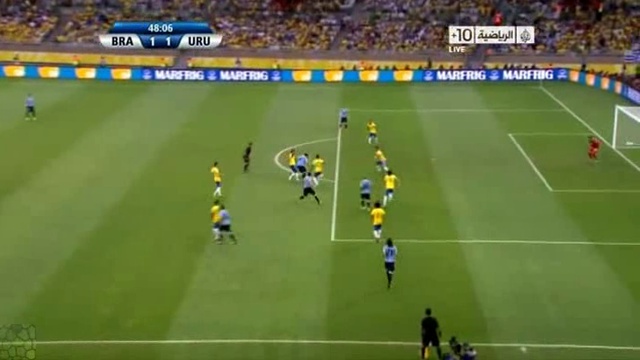 Бразилия - Уругвай 2:1 видео