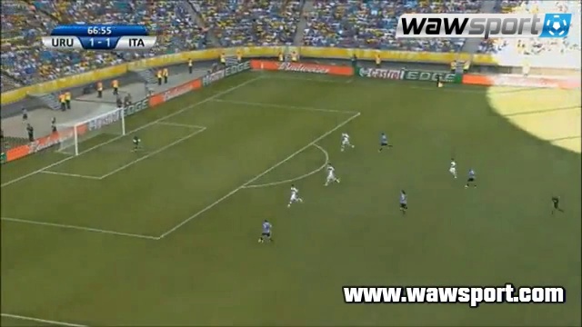 Уругвай - Италия 2:2 (пен. 2:3) видео