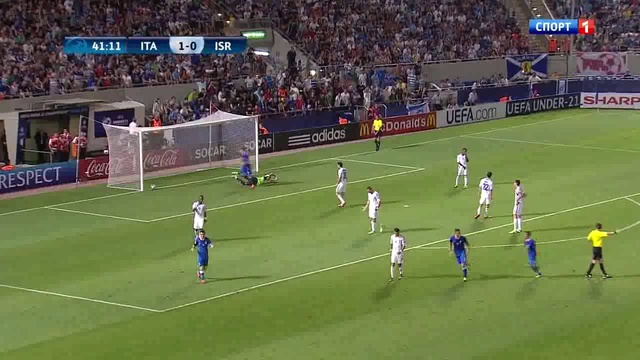 Италия U-21 - Израиль U-21 4:0 видео