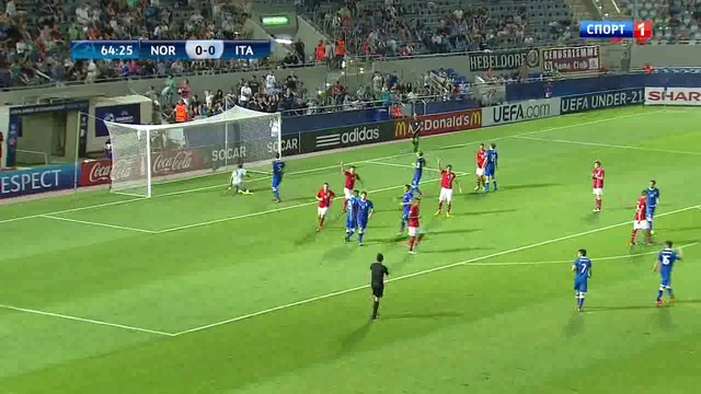 Норвегия U-21 - Италия U-21 1:1 видео